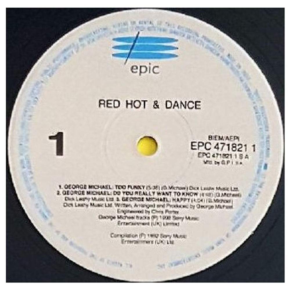 RED HOT+DANCE - VARIOUS ARTIST (2LP) | VINILO USADO
