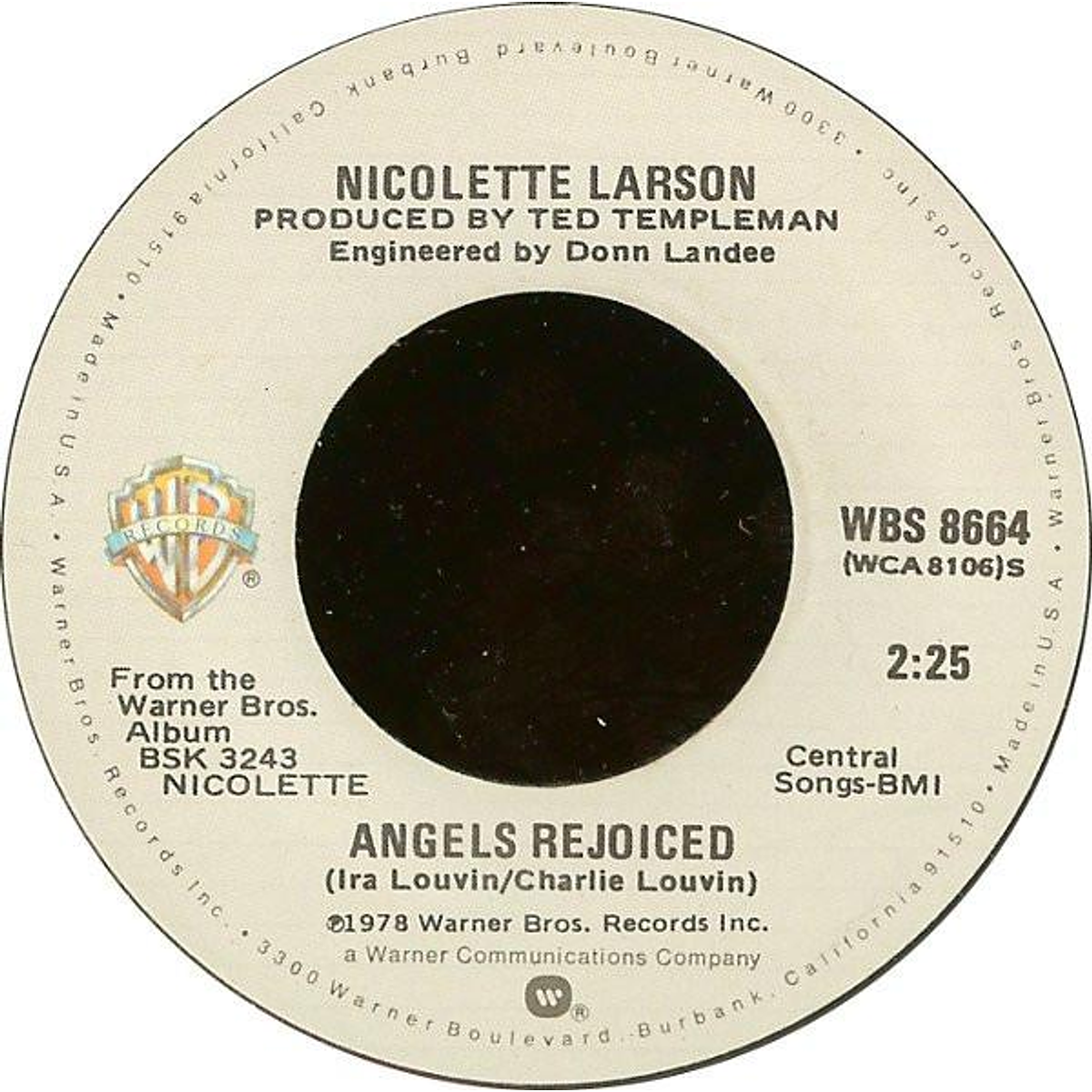 NICOLETTE LARSON - LOTTA LOVE | 7 SINGLE VINILO USADO