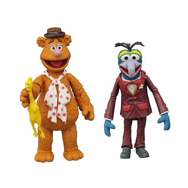 Figura Colección Set Gonzo And Fozzie Muppets Best O