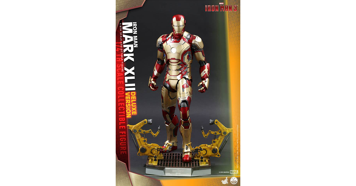 Figura Colección Iron Man Mark XLll (Deluxe Version) 1/4