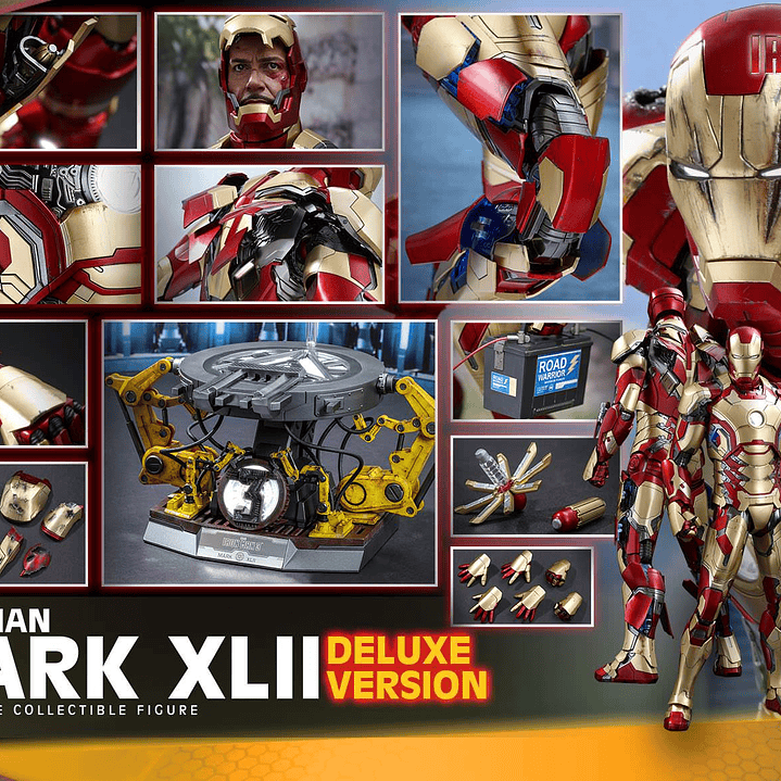 Figura Colección Iron Man Mark XLll (Deluxe Version) 1/4