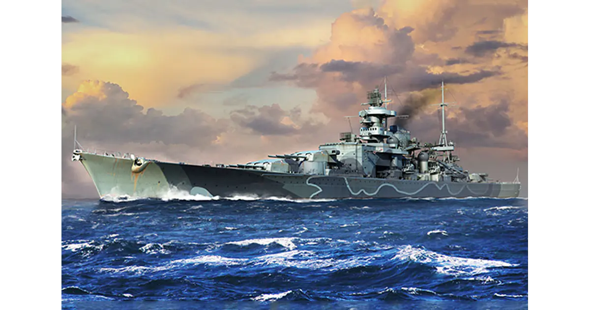 Barco para Armar German Scharnhorst Battleship