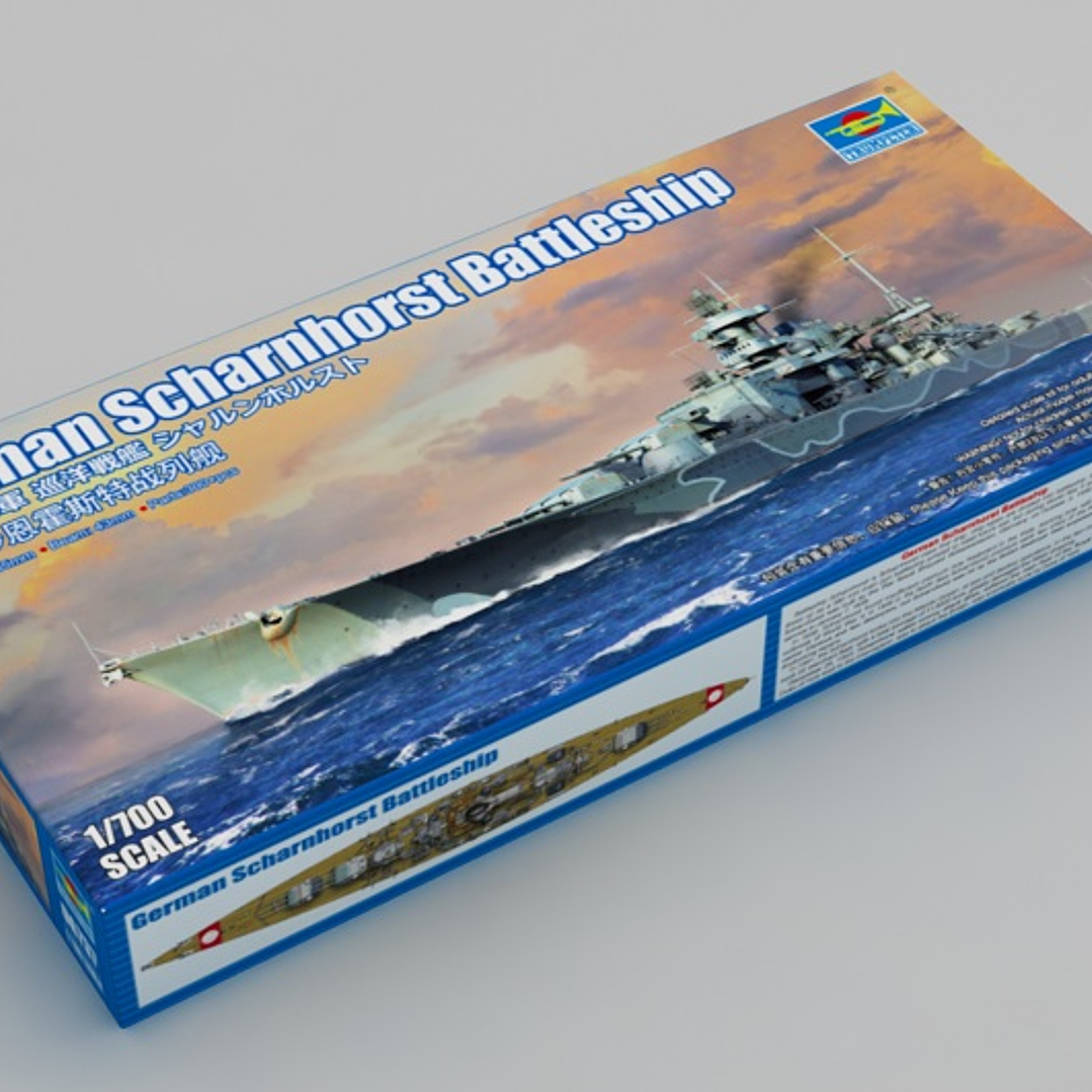 Barco para Armar German Scharnhorst Battleship