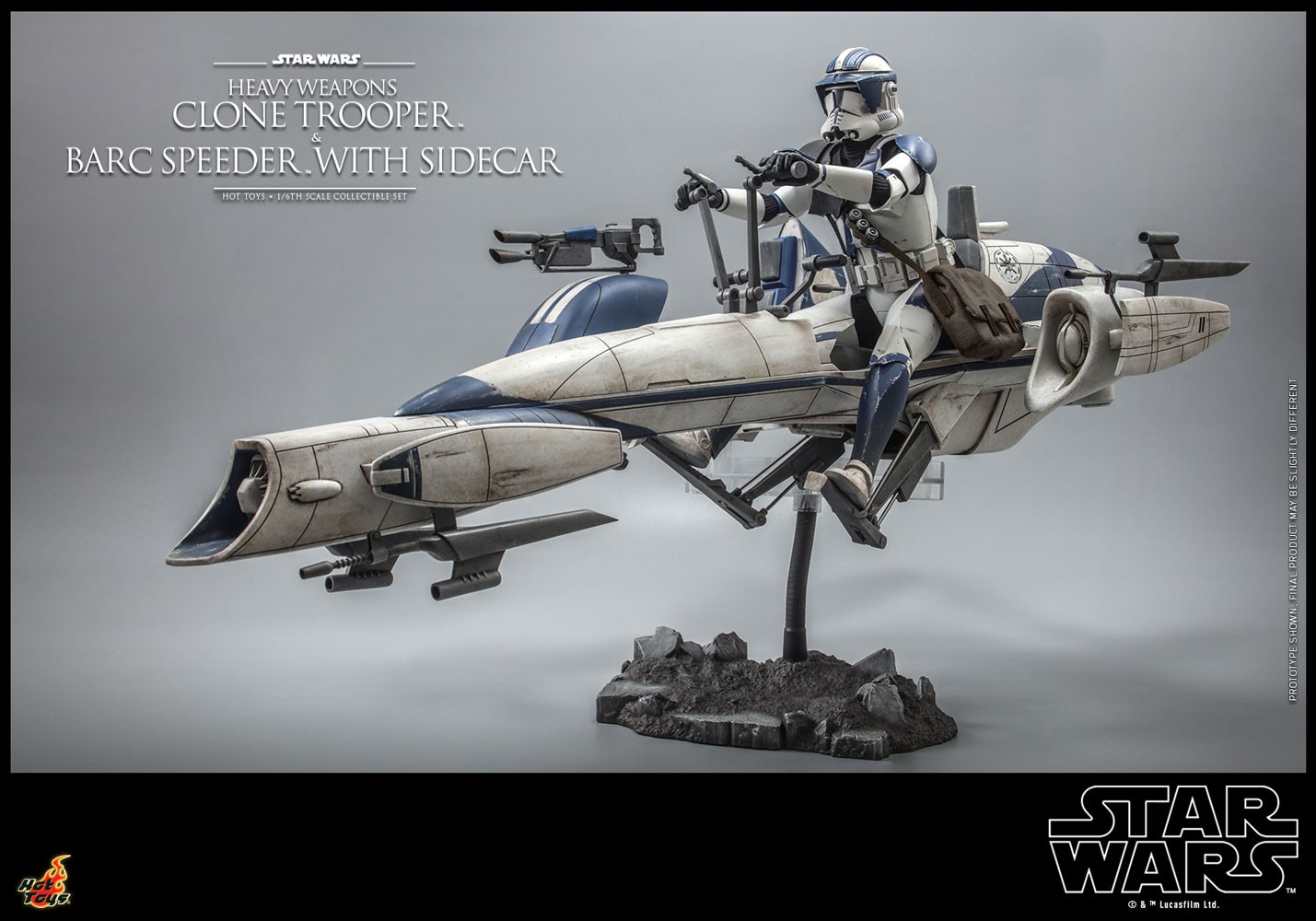 Figura Colección Hw Clone Trooper And Barc Speed1:6