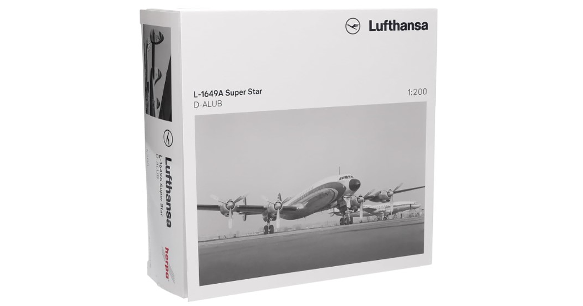 Avión Colección Lufthansa Lockheed L-1649A 1/200