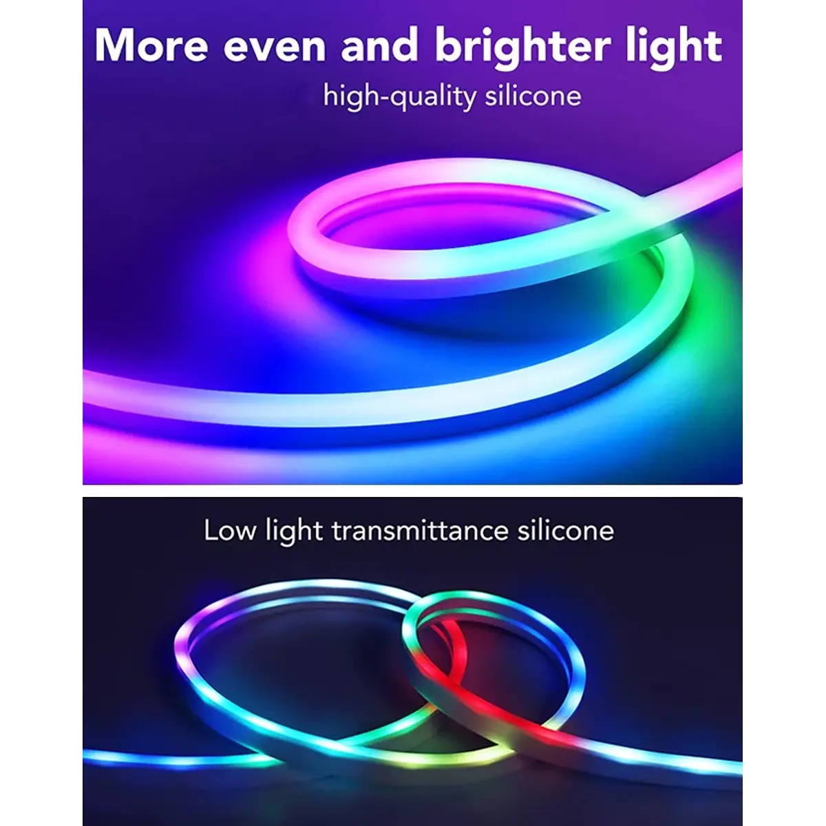 Cinta LED NEON WiFi - 5 Metros Musical - Tuya Smart