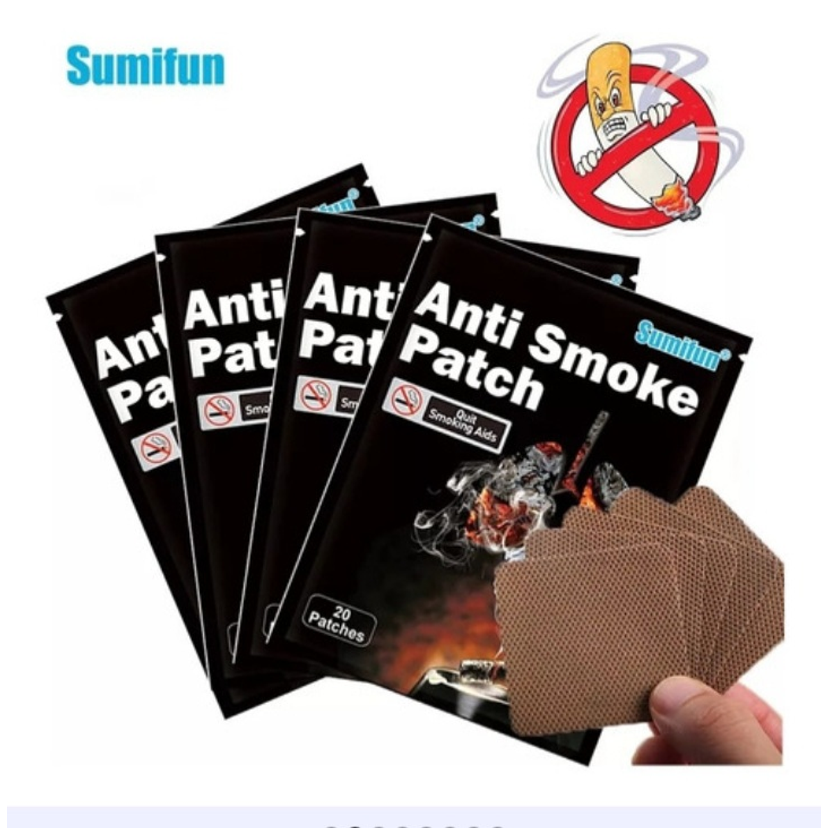 40 Parches Nicotina Anti-Smoke Patch Sumifun