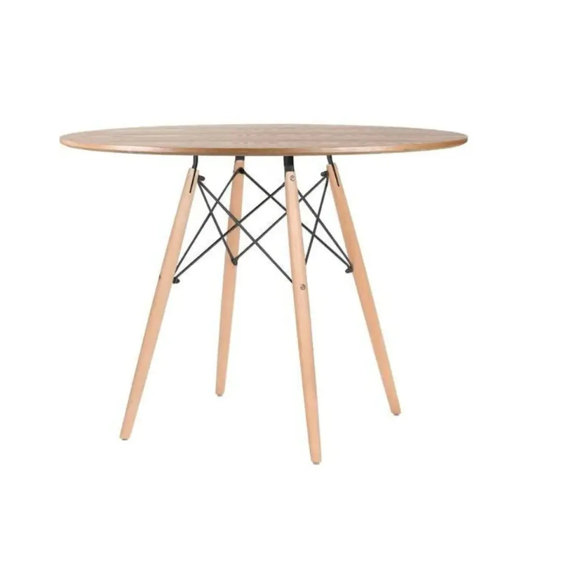 Mesa redonda Eames madera 100 cm