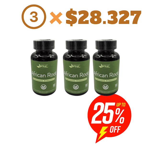 African Root FNL 90 Capsulas ASHWAGANDHA