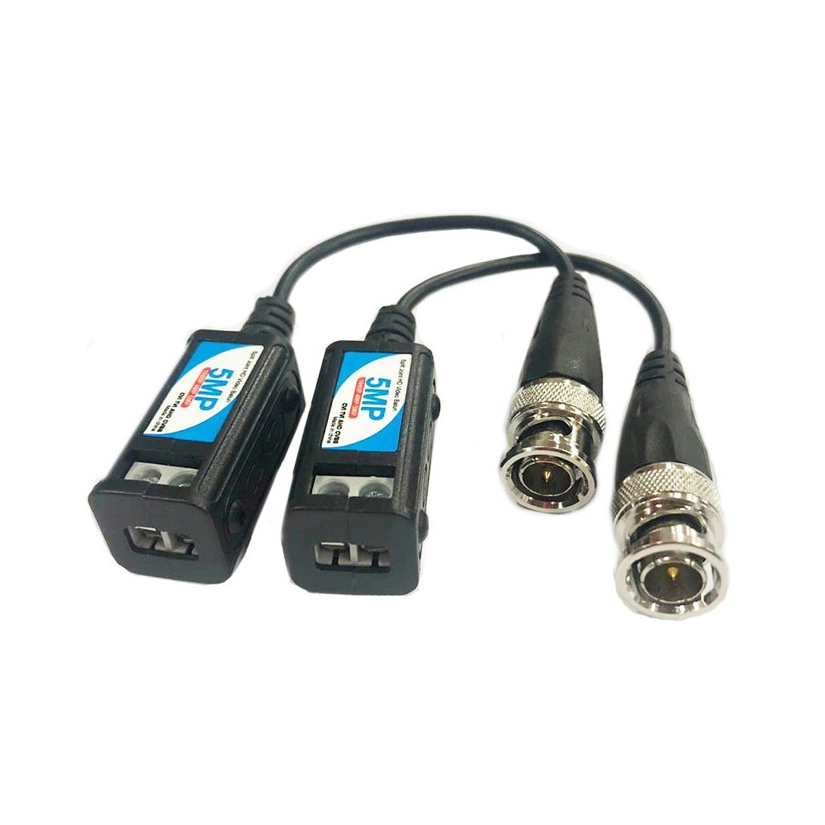 Set Balun 5MP HDCVI/TVI/AHD/Analogo Lumibox / Hometec Store.