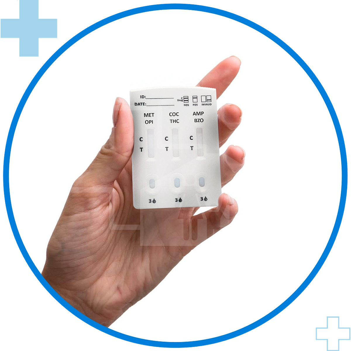 Test de Multi-Droga en Orina Casete – 6D (MET/OPI/COC/THC/AM | HomeTest ...