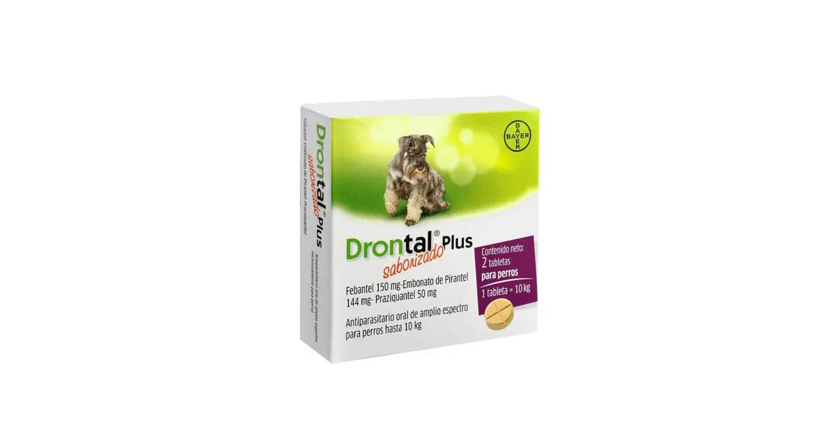 Drontal Plus Perro Hasta 10kg 2 Comprimidos