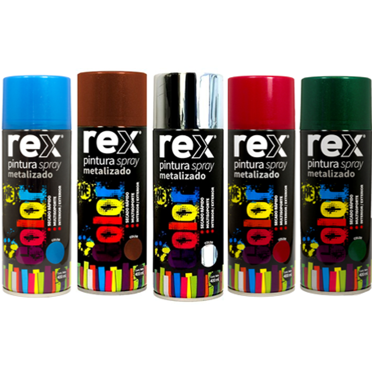 Pintura Spray Rex Metalizados