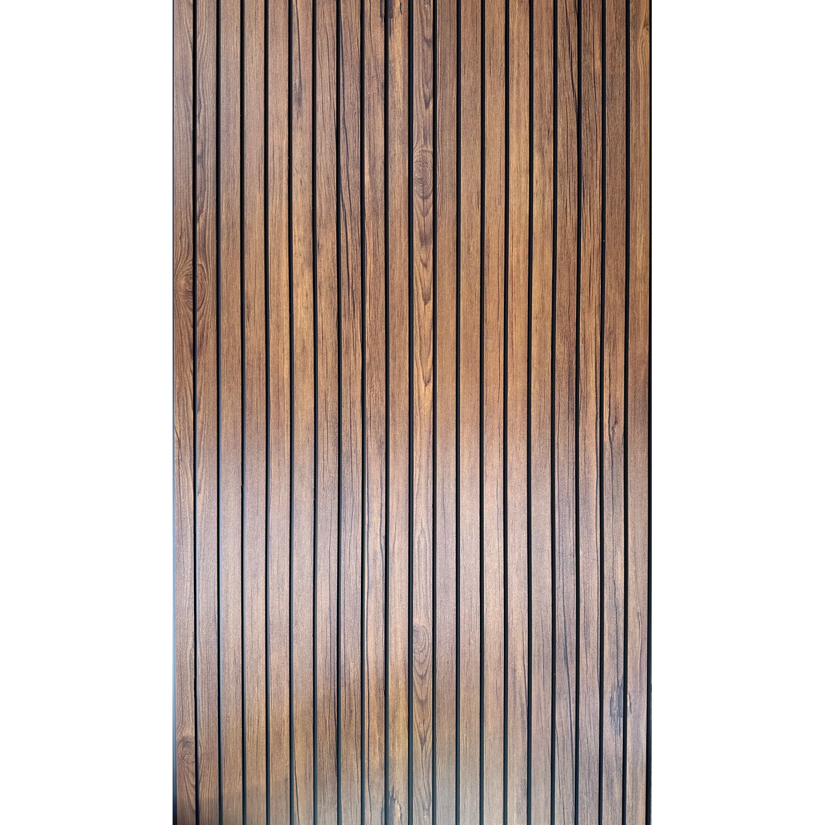 Revestimiento PVC Alveolar Ranurado Nogal 240cm x 30cm x