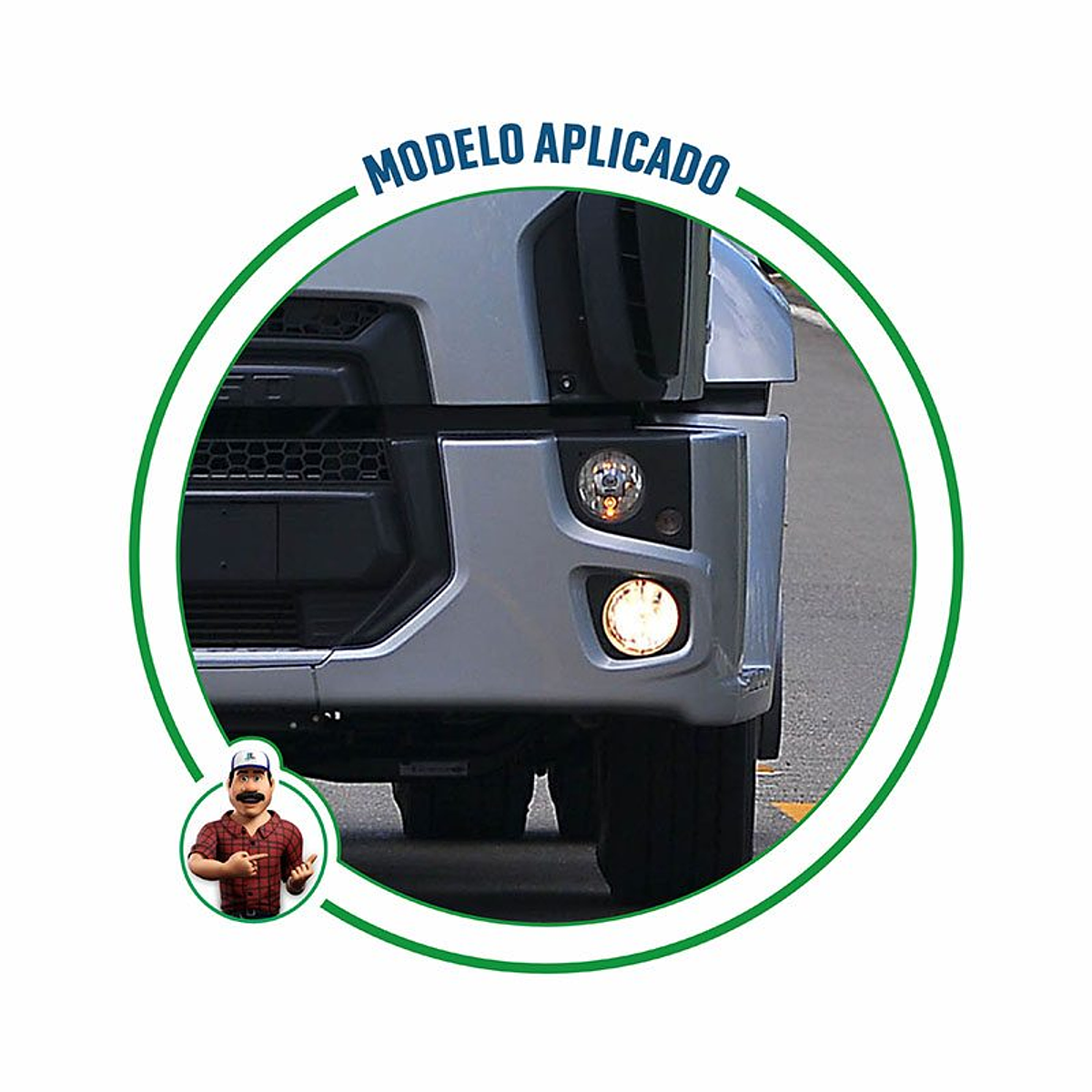 EXTREMO PARACHOQUE IZQUIERDO FORD CARGO 1723 | IGM repuestos®