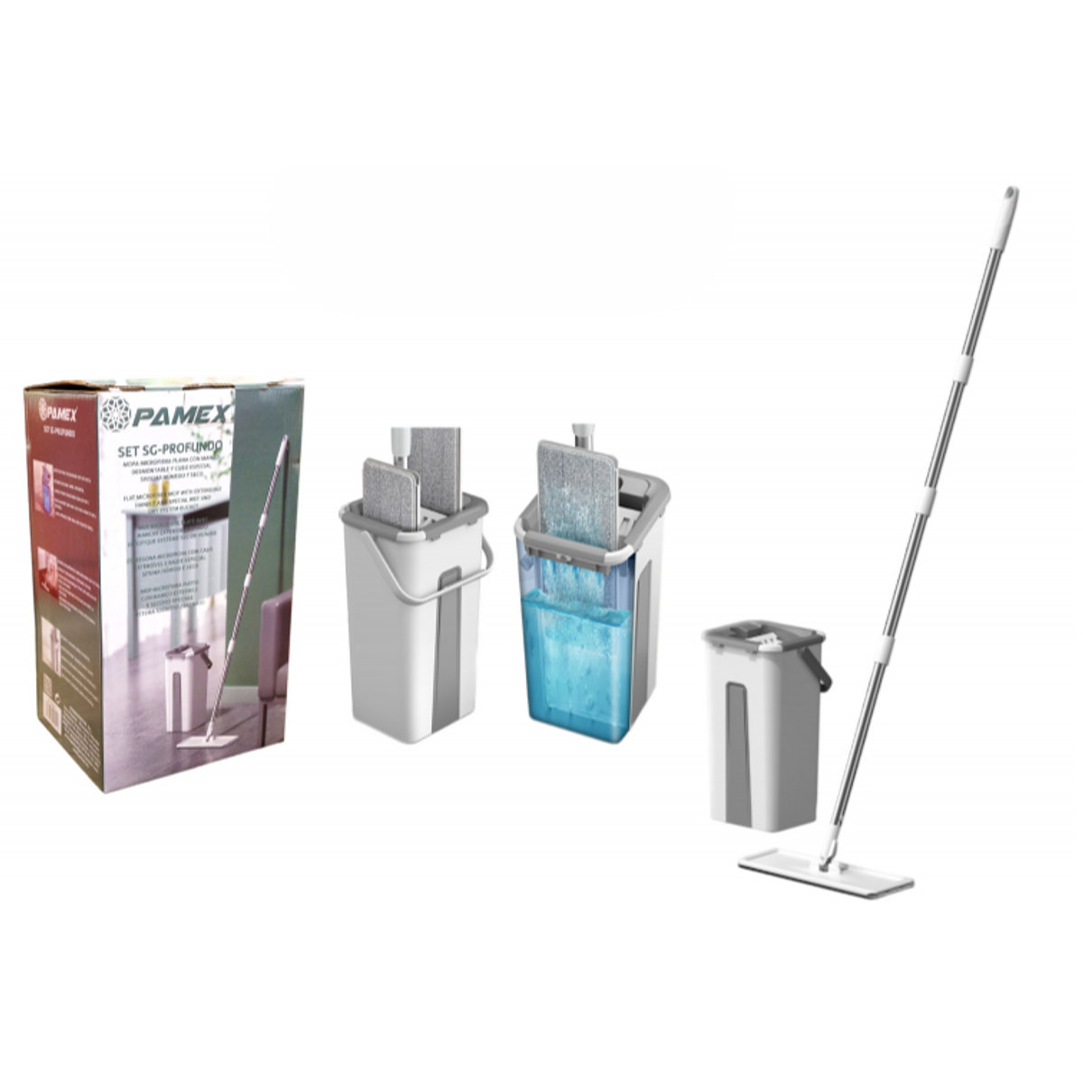 Kit com Mopa de Microfibra