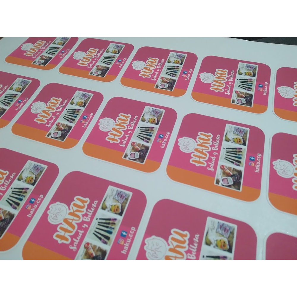 100 Stickers Personalizados 5x5cms