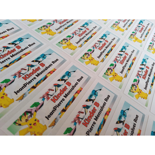 Pack stickers escolares personalizadas