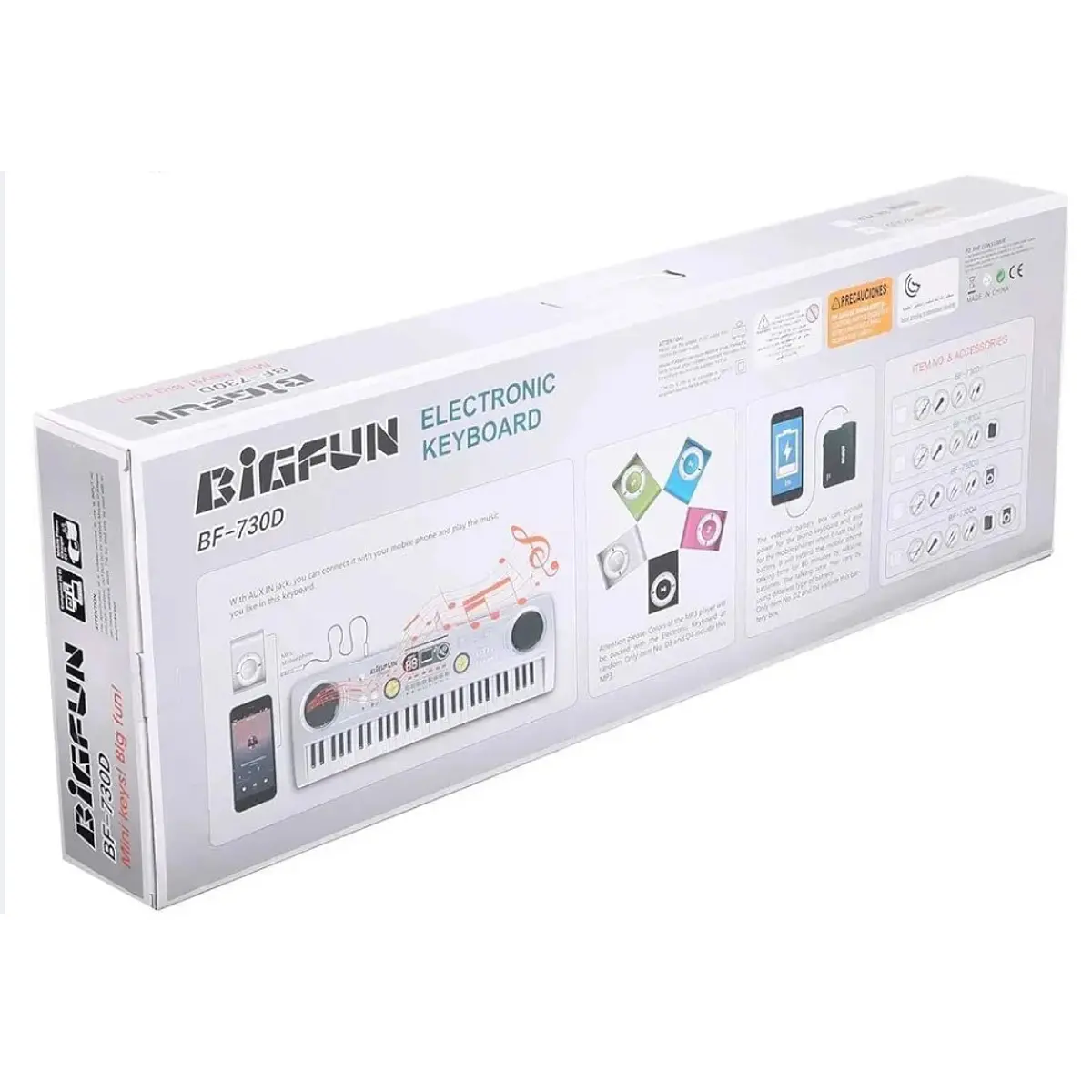 Teclado electrónico Big Fun BF-730D con Accesorios