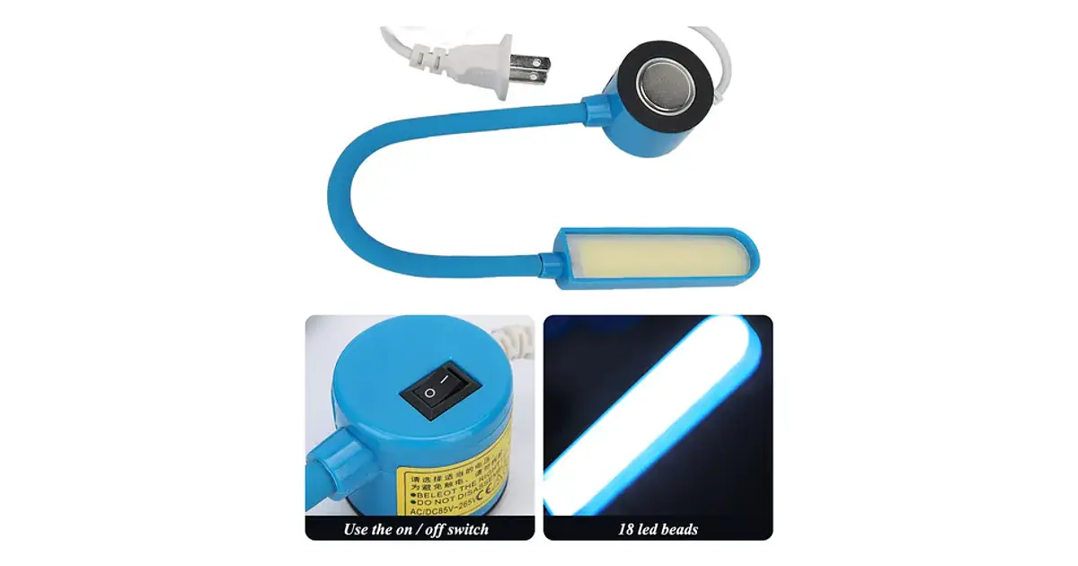 Foco LED con Imán – Para Máquinas Semi e Industriales