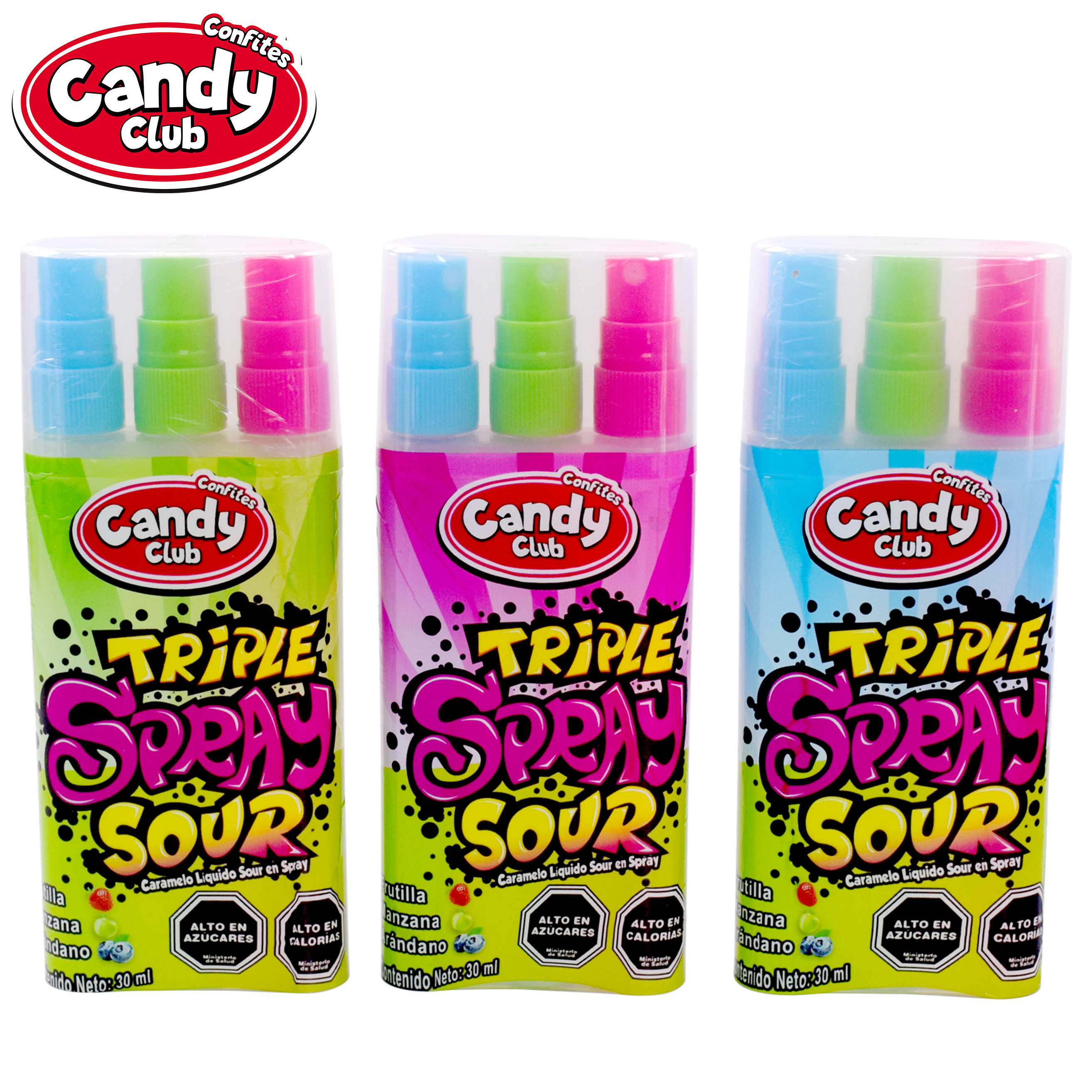 Triple spray sour