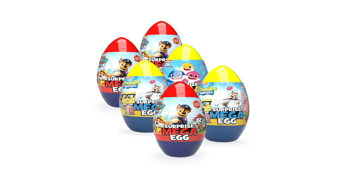 HUEVO NICKELODEON SORPRESA MEGA EGG