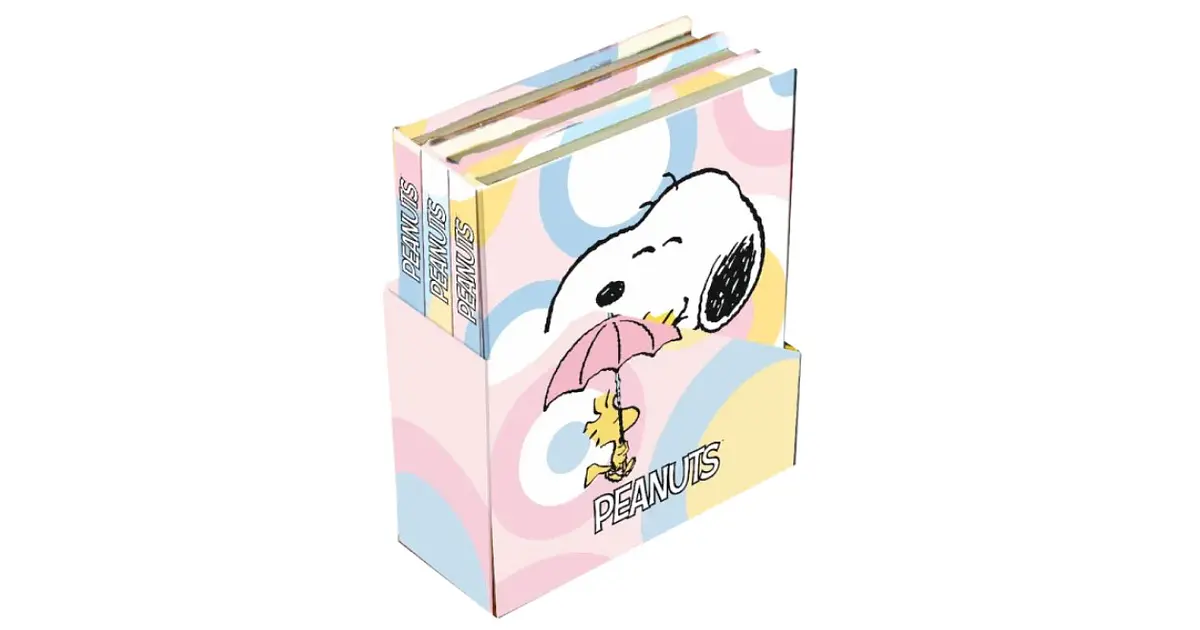 Set Mini Libretas Snoopy color pastel
