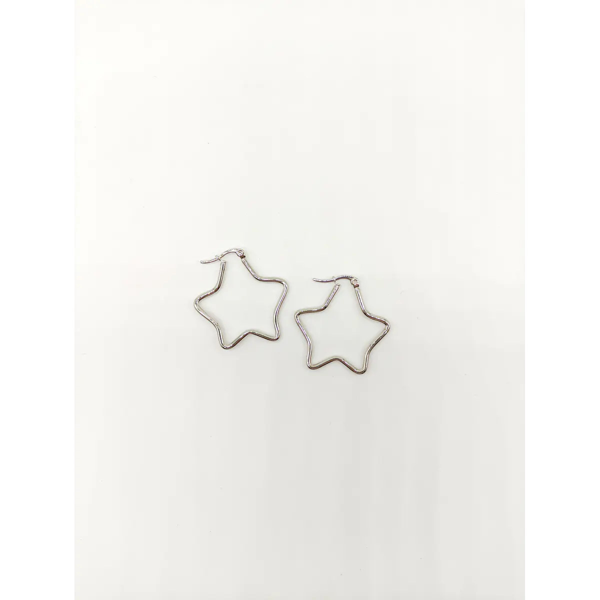 Argolla plateada de estrella chica