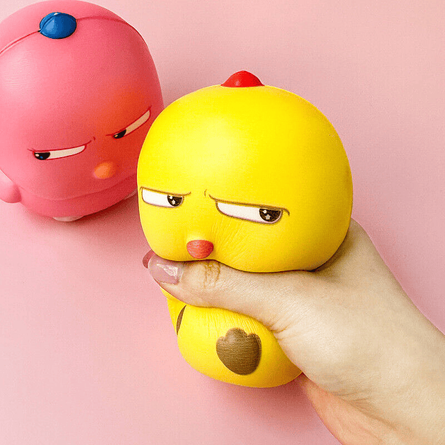 SQUISHY POLLITO AMARGADO PAQUETE 12 PCS