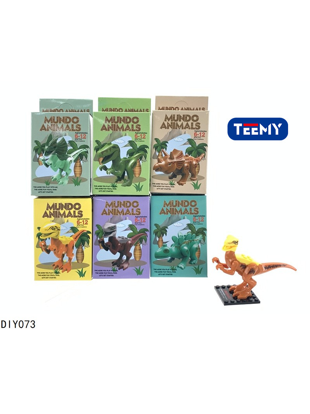 DINOSAURIOS PAQUETE 12 PIEZAS