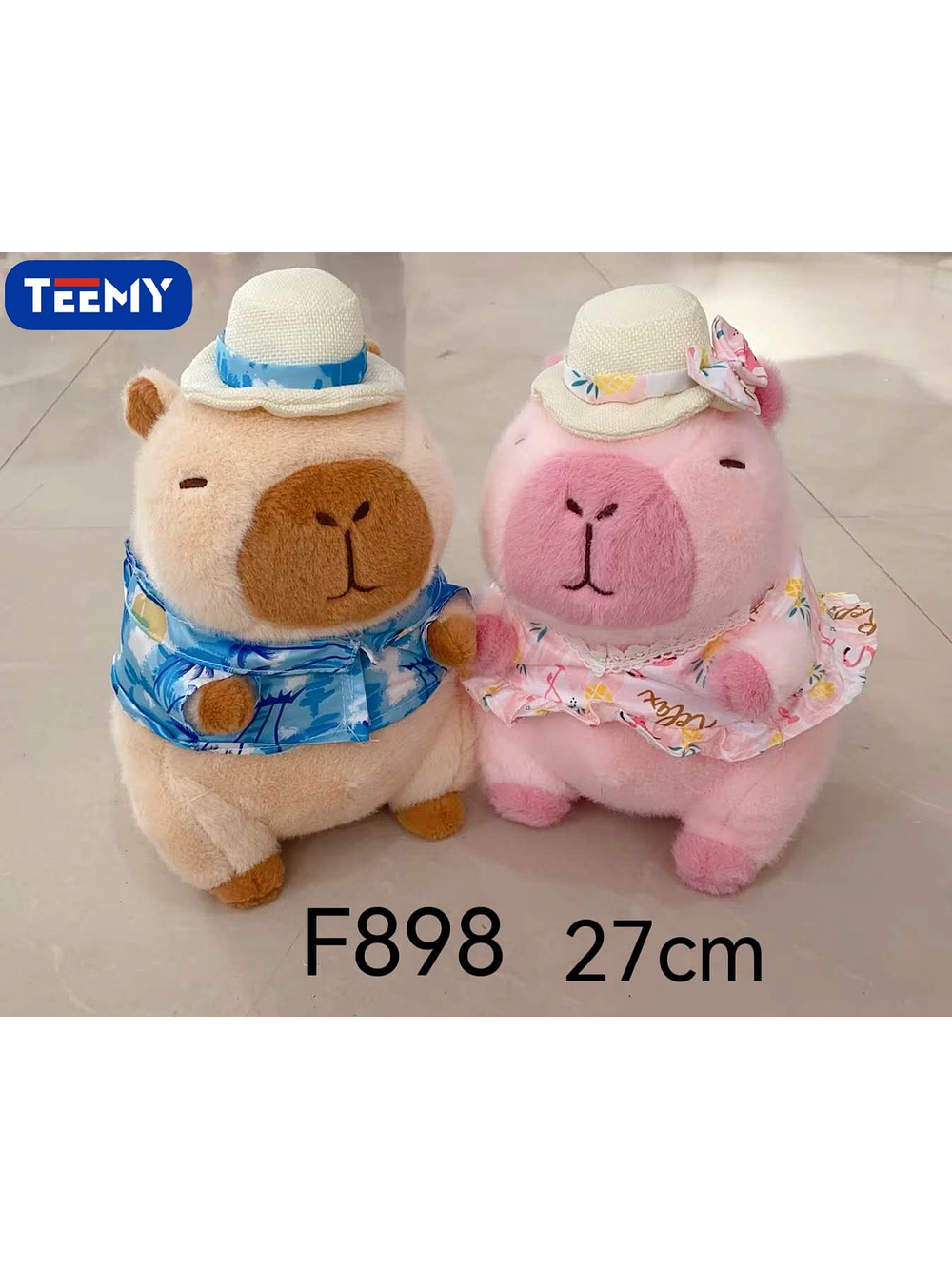 PELUCHE CAPYBARA 27 CM , PRECIO PUBLICADO ES AL POR MAYOR Y