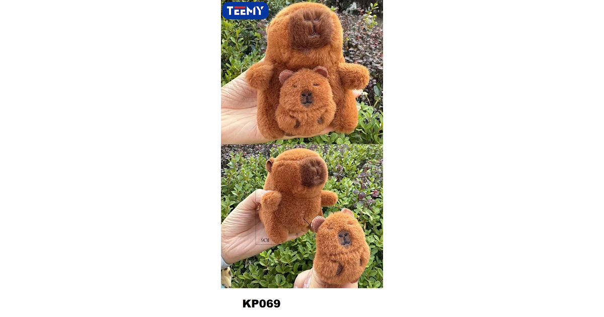 LLAVERO CAPYBARA PAQUETE 12 PIEZAS