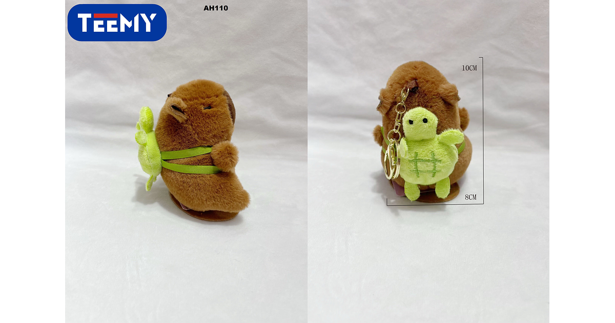 LLAVERO CAPYBARA PAQUETE 12 PIEZAS