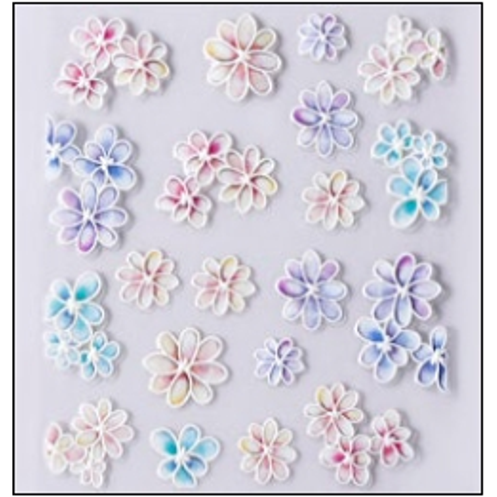 Sticker 3D Flores