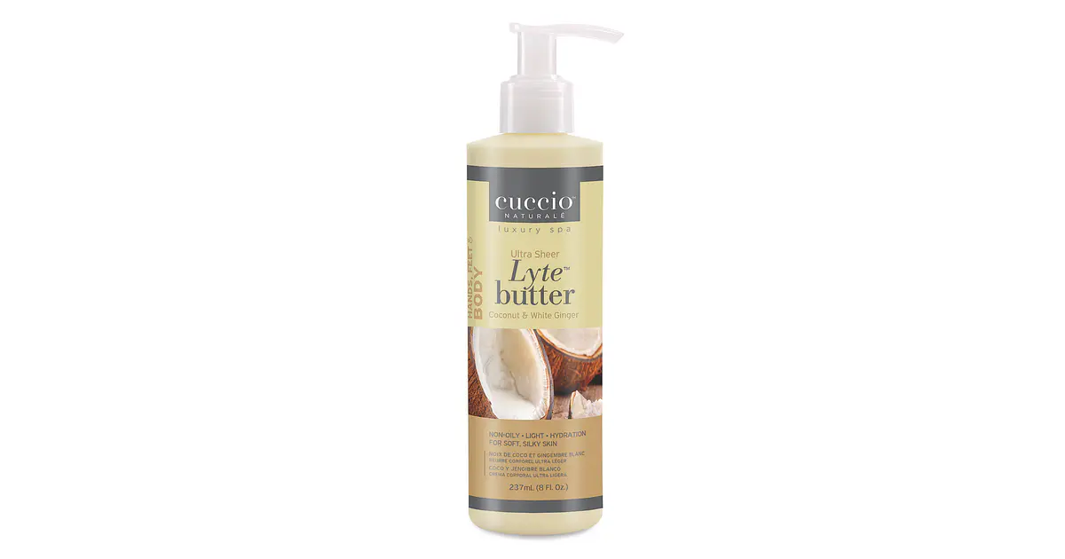 LYTE BUTTER COCONUT & WHITE GINGER 8 OZ