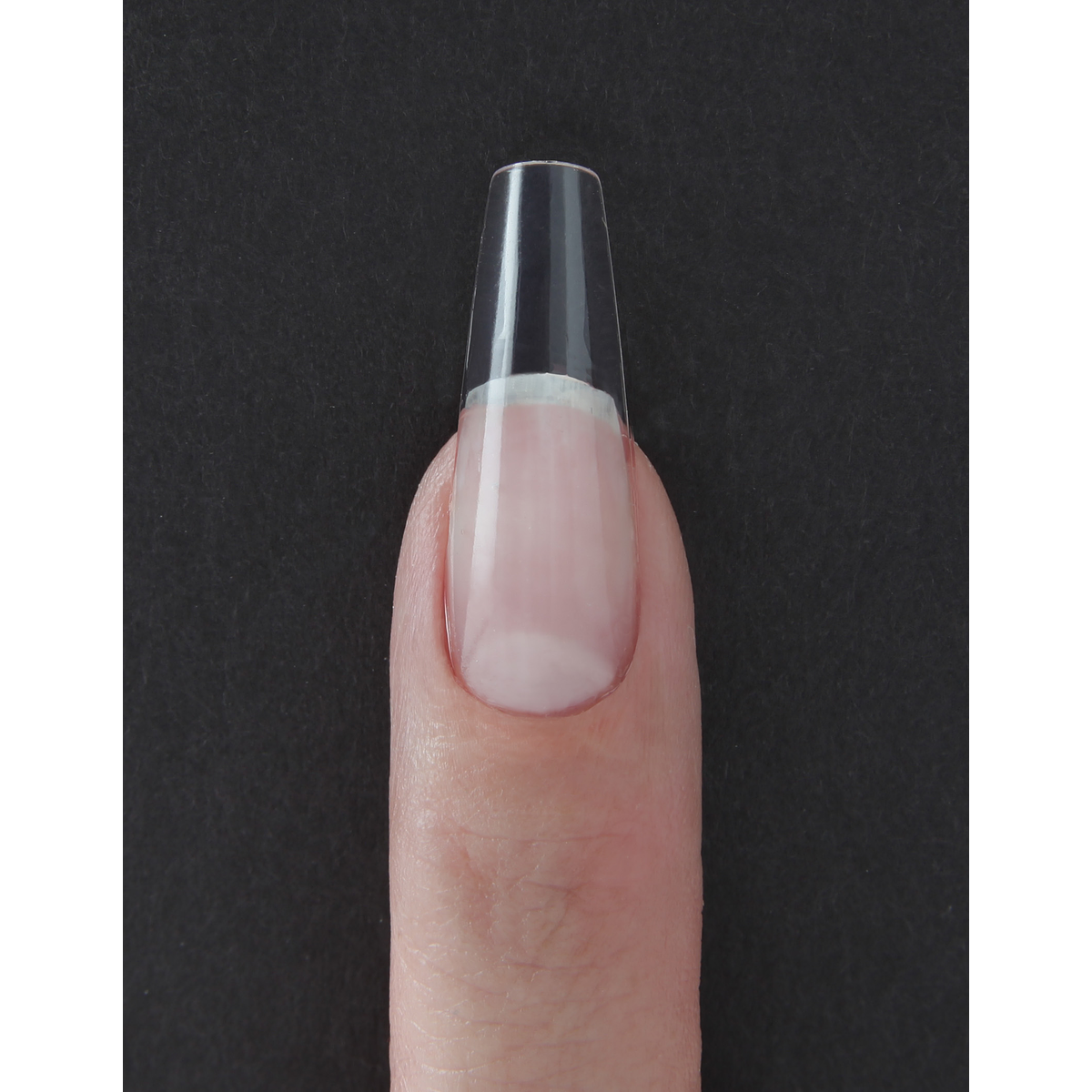 Stylish Coffin Ultra Clear Full Cover Tips