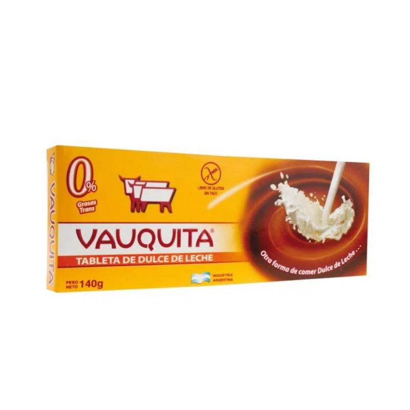 Barra de Dulce de Leche La Vauquita Clasica XL 140 gramos Si