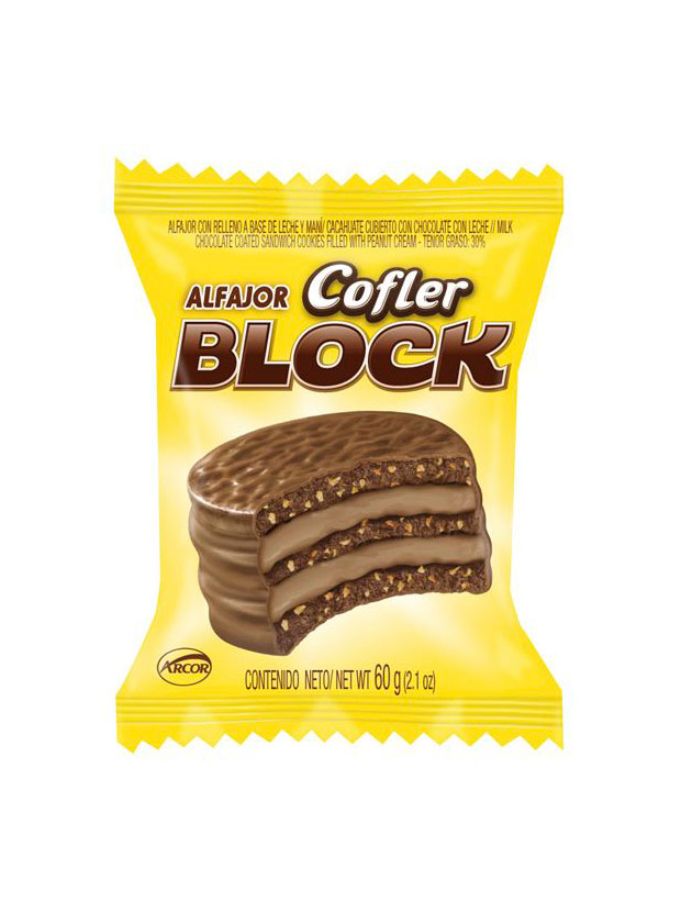 Alfajor Block Cofler 60 Gramos