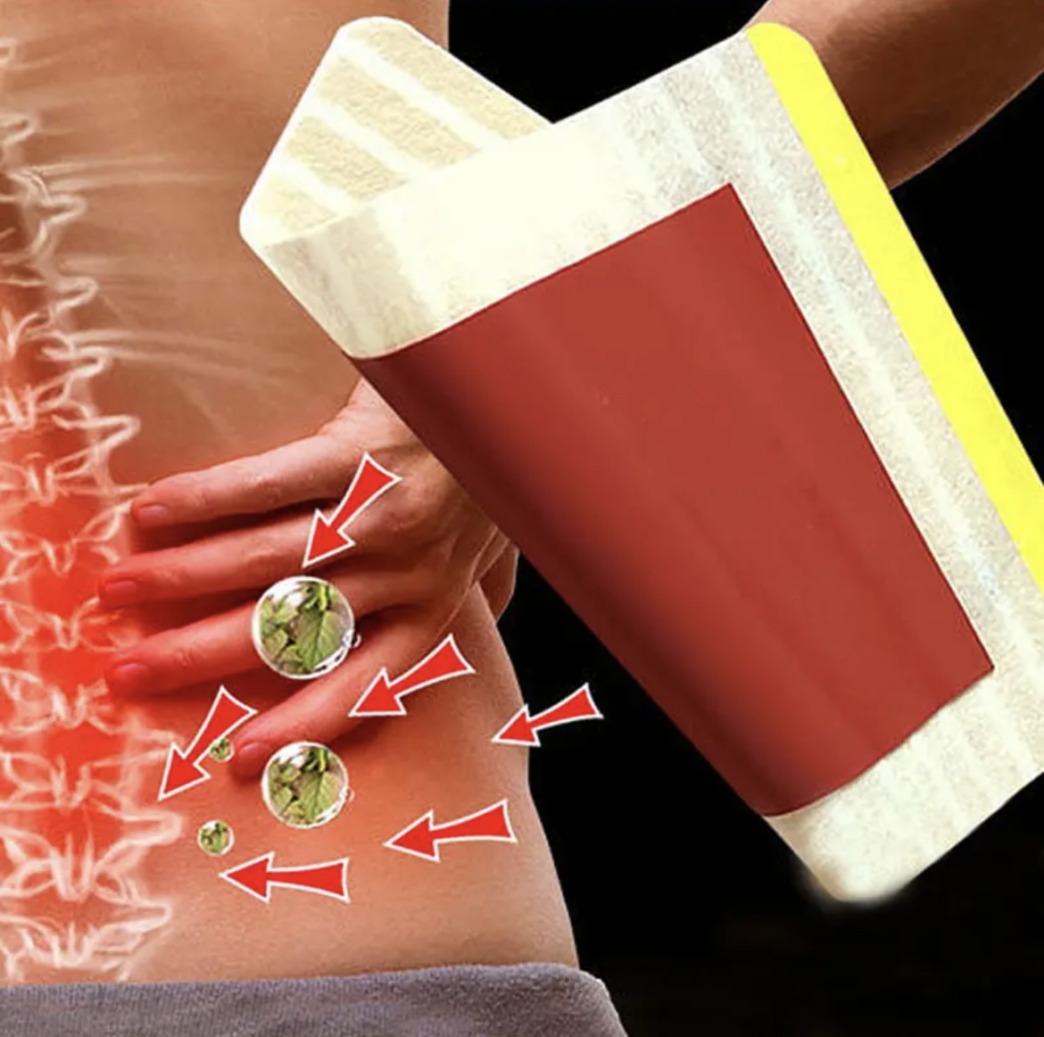 Set de 10 Parches para Alivio del Dolor Muscular