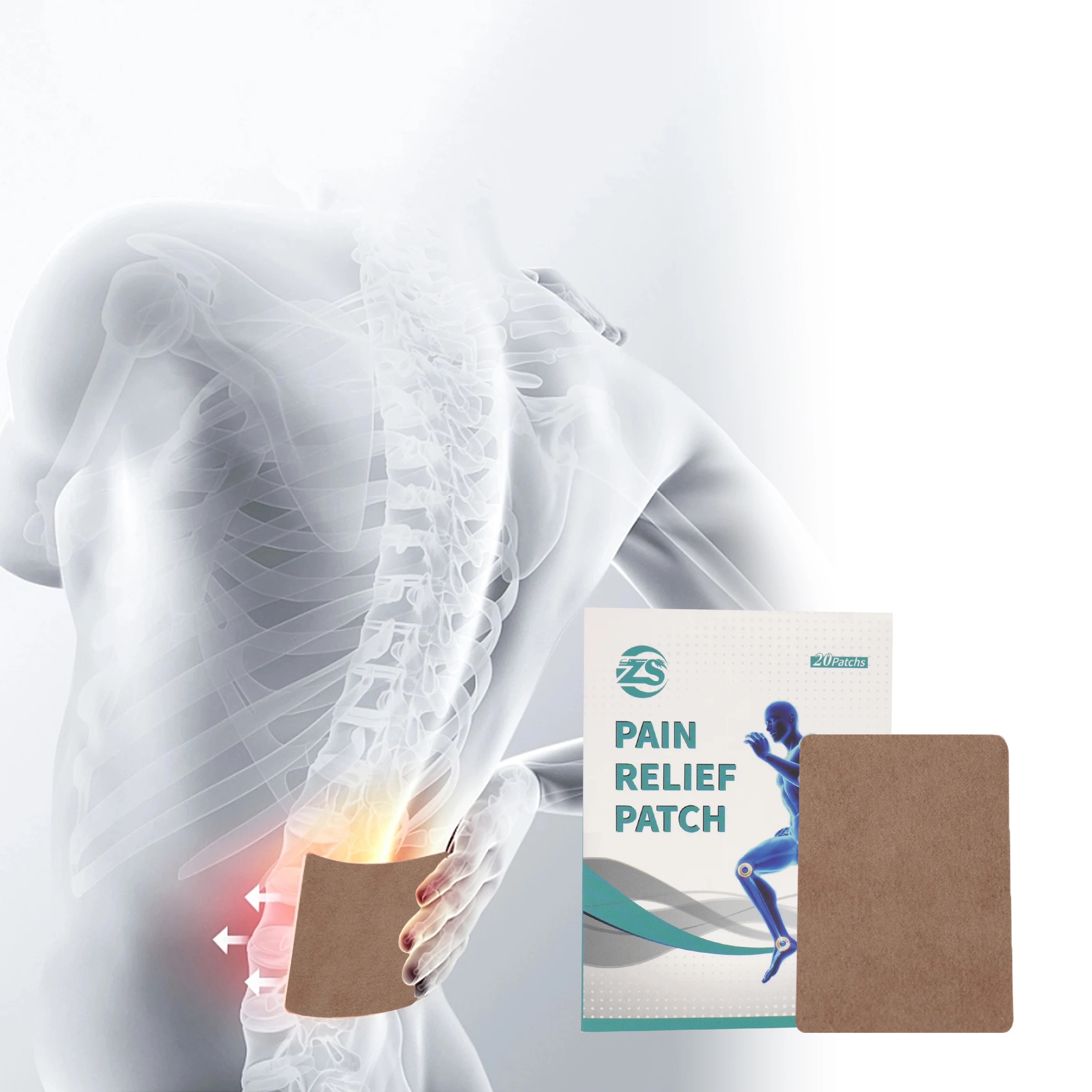 Set de 10 Parches para Alivio del Dolor Muscular