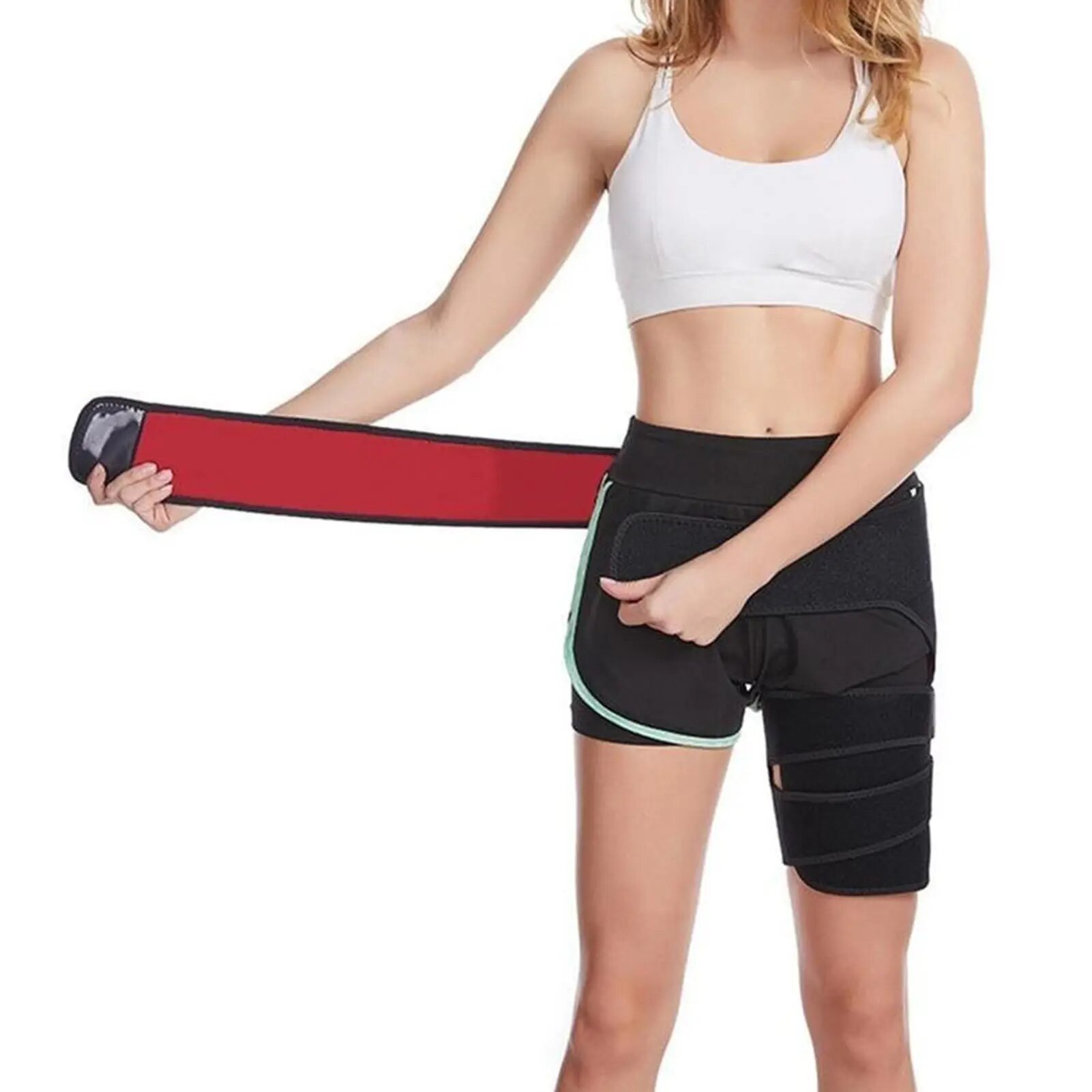 Faja Compresión Cadera Ingle Muslo Alvia Dolor