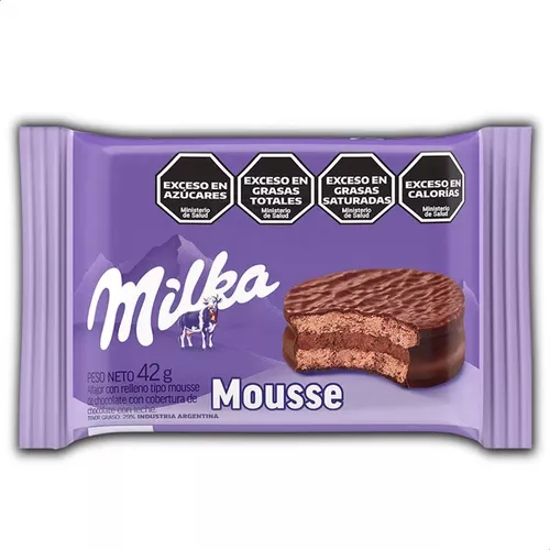 Alfajor Milka Mousse Simple Chocolate