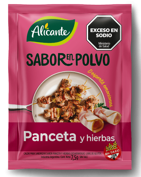 Condimento Sabor en Polvo Panceta Alicante Sin Gluten