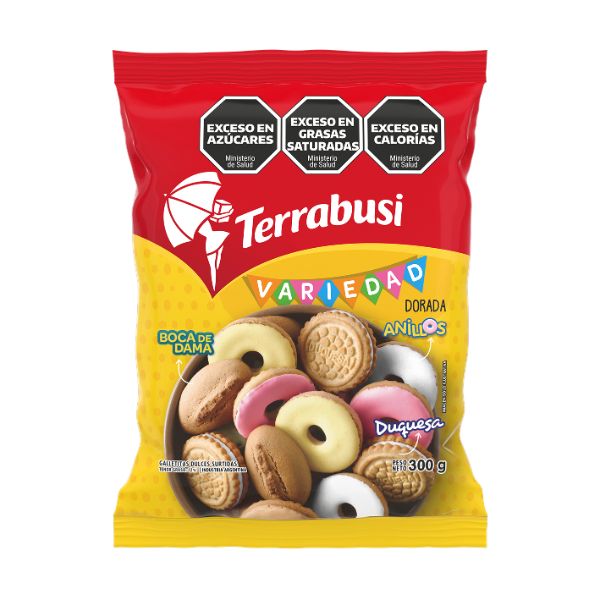 Galletitas Variedad Terrabusi Doradas 300 Gramos