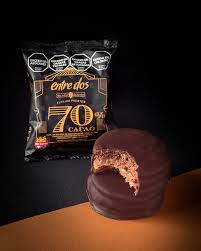 Alfajor Entre Dos 70% Cacao Premium Sin Gluten