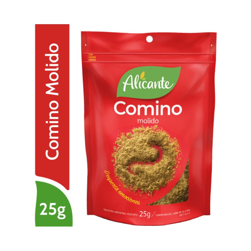 Comino Molido Alicante Sin Gluten 50 Gramos