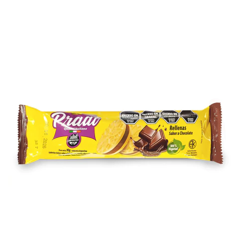 Galletitas de Vainilla Rellenas con Chocolate Praat Veganas