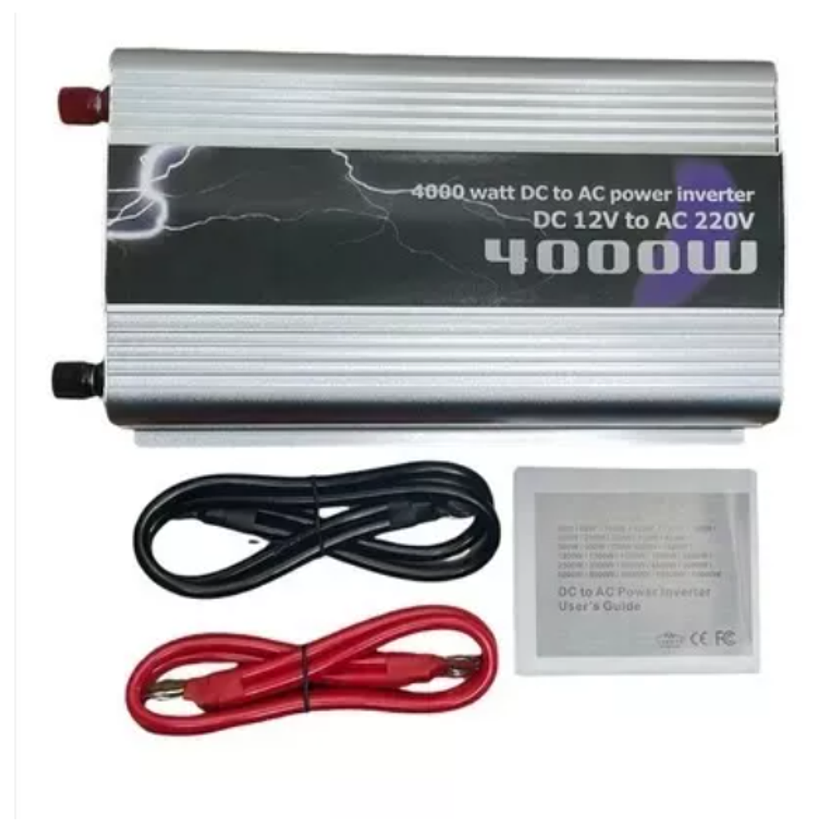 Inversor De Voltaje Corriente 12v A 220v 4000w Usb