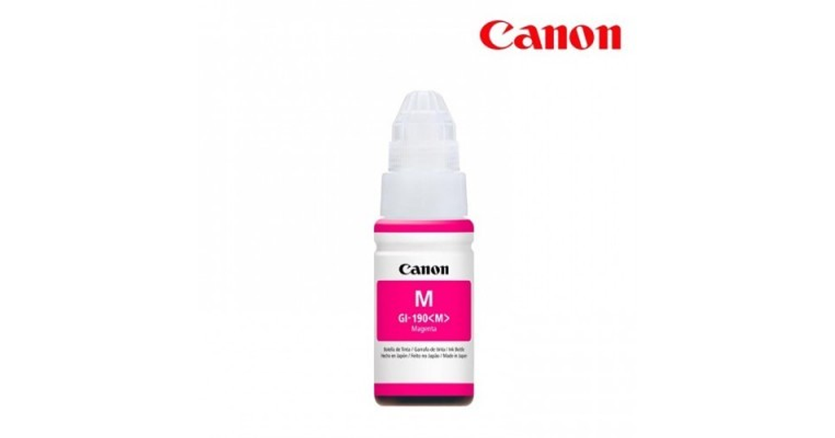 TINTA CANON GI-190 MAGENTA ORIGINAL