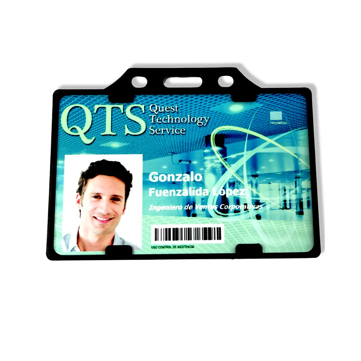 Porta Credenciales Pvc tamaño carnet (Horizontal